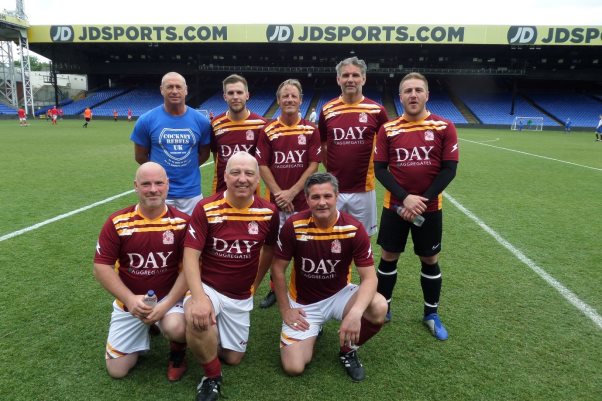 Football legends join Gravesend firm for seven-a-side event