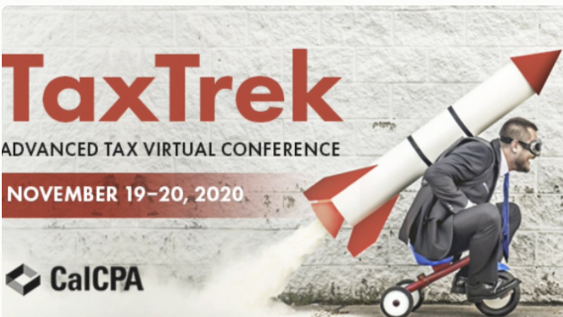 CALCPA Holds Virtual Tax Conference on November 19-20, 2020 - Keynoted ...