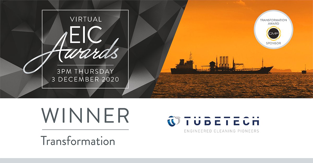 Tube Tech International Wins EIC Transformation Award