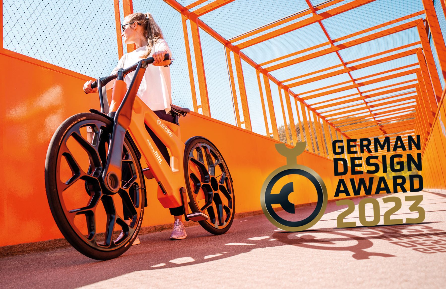 Award-winning! igus:bike designed by mtrl receives German Design Award 2023