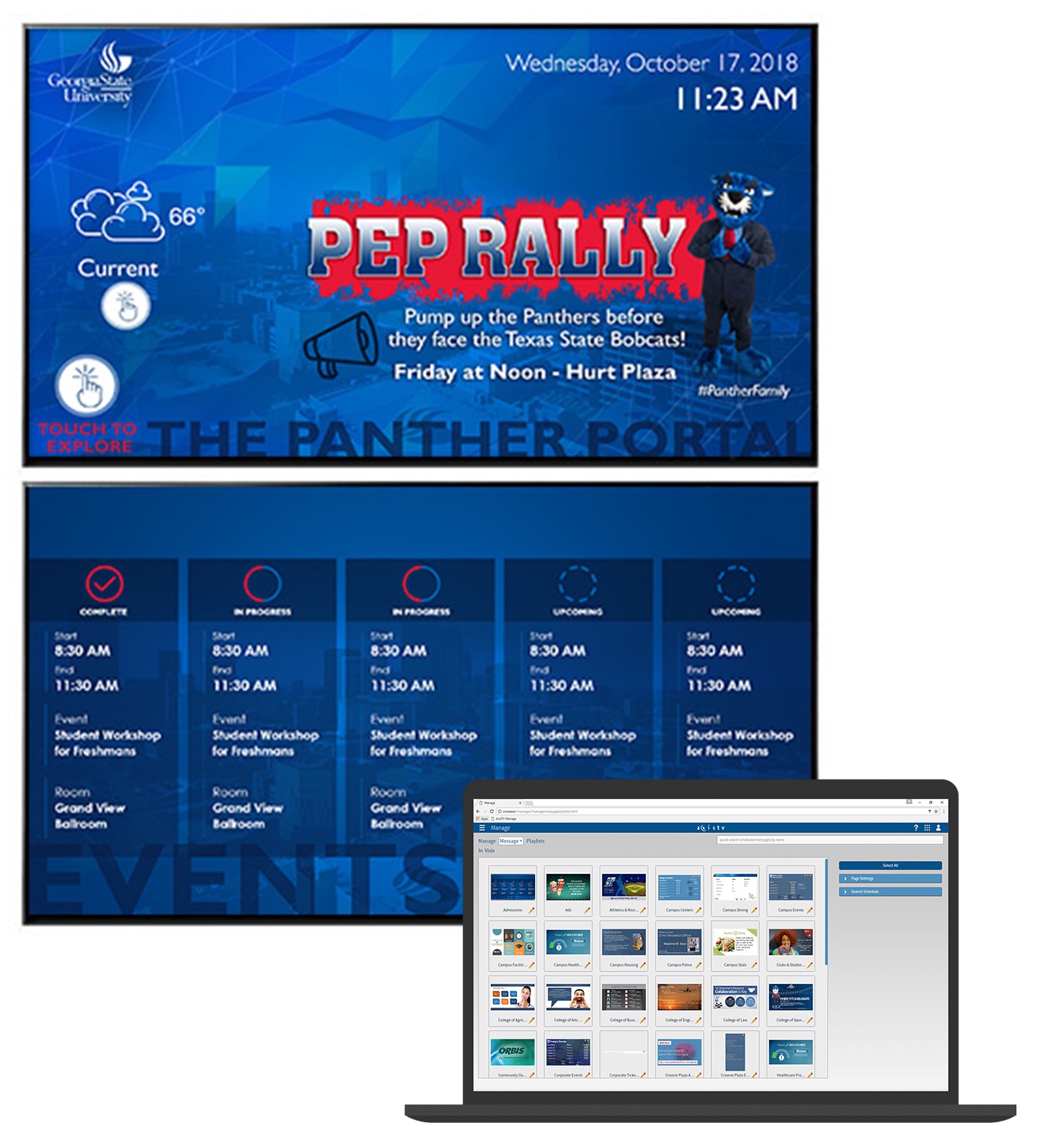 Visix Premieres AxisTV Signage Suite Version 1.25 Digital Signage Software at EDUCAUSE 2019